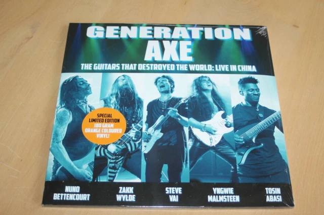 GENERATION AXE STEVE Vai Yngwie Malmsteen Nuno Bettencourt Zakk Wylde Tosin Abas EUR 28,24 ...