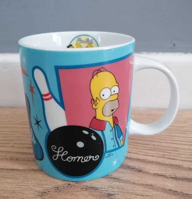 THE SIMPSONS BOWL-A-RAMA Homer Moe Apu Mr Burns Mug £2.99 - PicClick UK