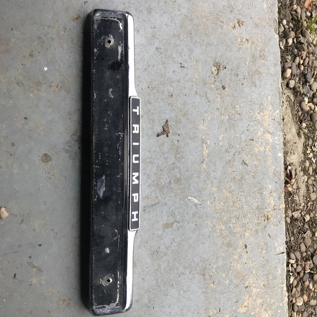 TRIUMPH STAG FRONT Bumper Number Plate Holder £19.95 - PicClick UK