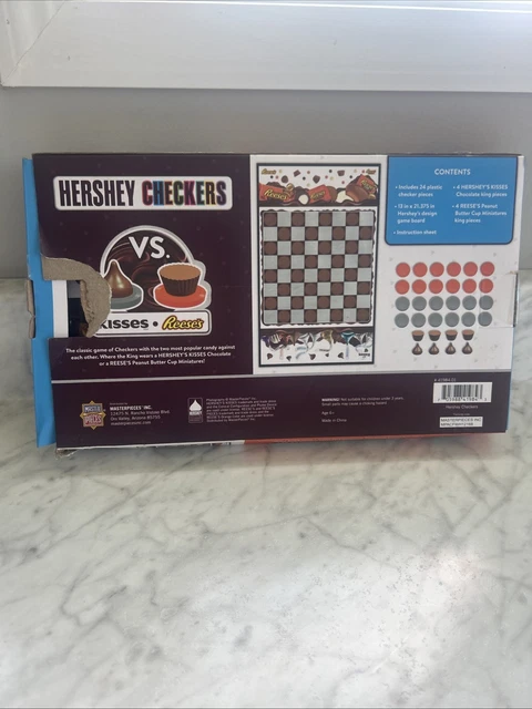 HERSHEY KISSES VS Reese's Peanut Butter Cups Chocolate Theme Checkers ...