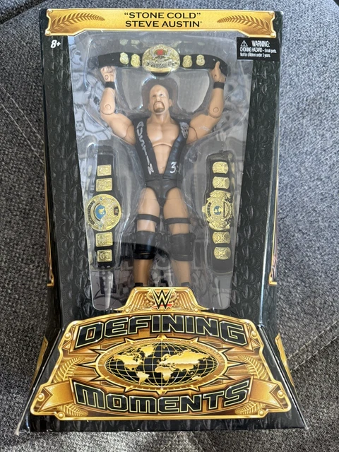 WWE FIGURES STONE Cold Steve Austin Defining Moments £84.83 - PicClick UK