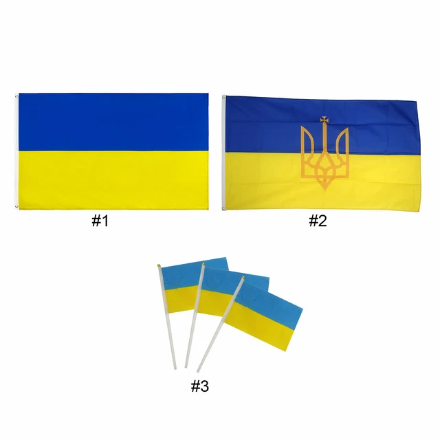 UKRAINE 5FT X 3ft Flag Ukrainian National Europe European Flag £3.17 ...