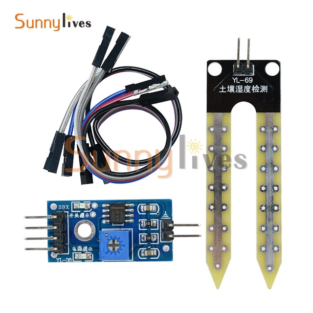 SOIL HYGROMETER DETECTION Module Moisture ESP32 DHT11 Sensor for Board ...
