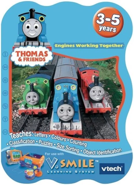 VTECH VSMILE THOMAS & Friends Engines Working Together Learning Game £5 ...