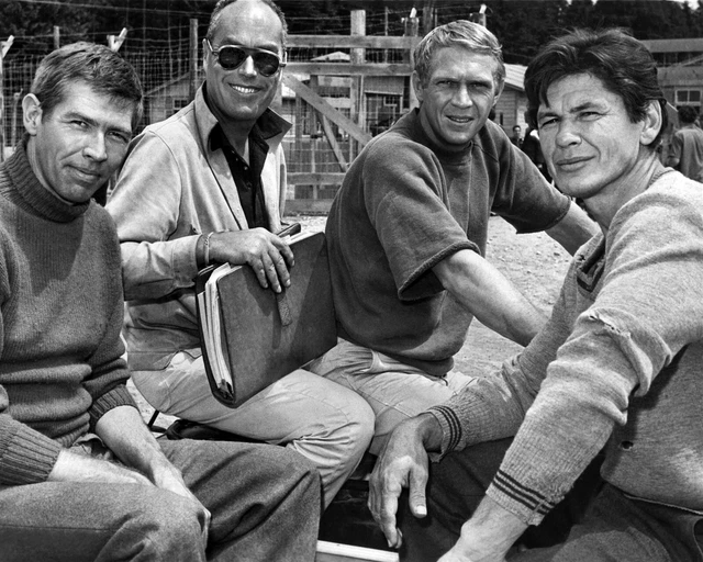 JAMES COBURN JOHN Sturges Steve Mcqueen Charles Bronson Great Escape ...
