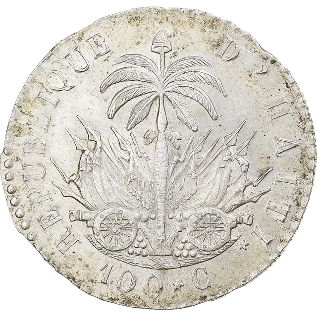 [#137505] HAITÍ, JEAN-PIERRE Boyer, 100 Centimes, AN 26 (1829), Plata ...