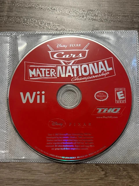 WII - CARS Mater National Championship - Disc Only - No Case - Tested £ ...