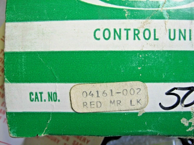 REES 04161-002 RED Keyed Locking 2-1/4" Push-Button E-Stop Emergency ...