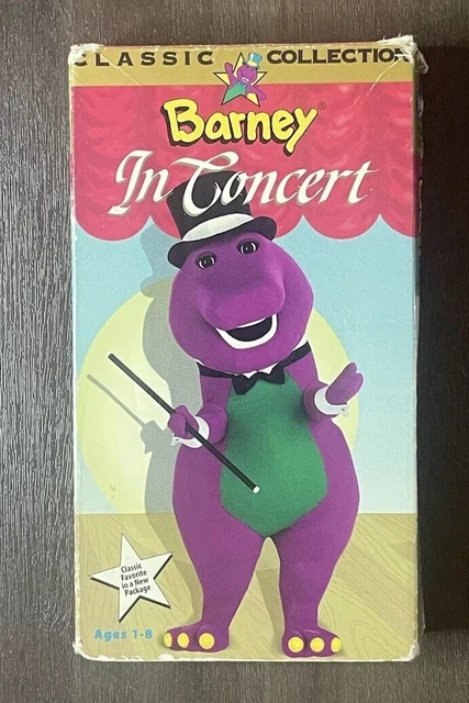 BARNEY - BARNEY in Concert (VHS, 2000, Classic Collection) $14.40 ...
