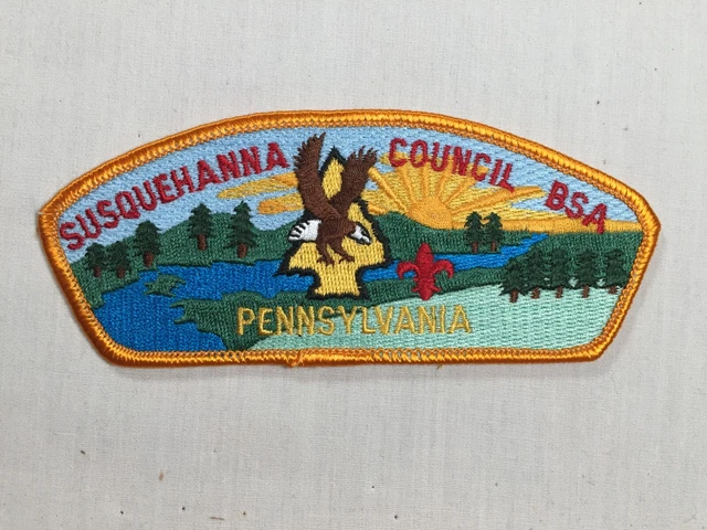 SUSQUEHANNA COUNCIL DOS tissu BSA CSP patch EUR 6,71 - PicClick FR