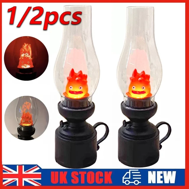 HOWL'S MOVING CASTLE Calcifer Night Light Hanging Lamp Ghibli Fan ...