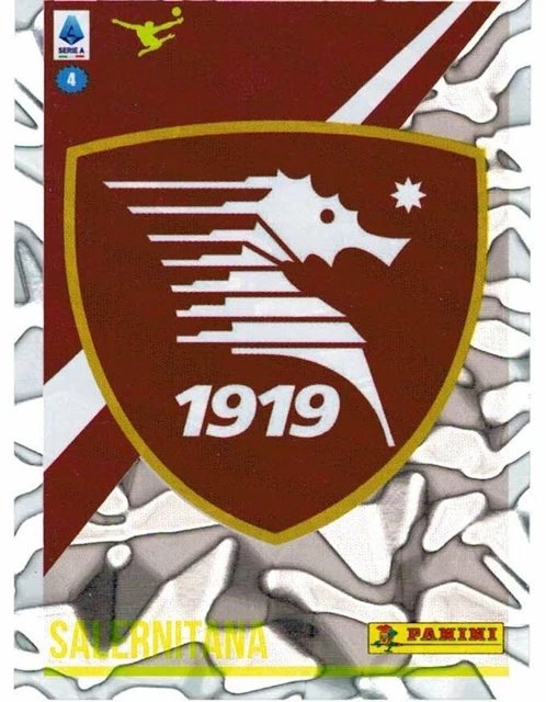 CALCIATORI PANINI 2023-2024 Figurina N. 406 Logo Scudetto Salernitana ...