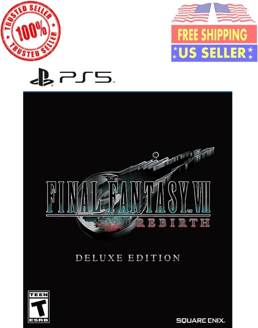 FINAL FANTASY VII FF7 Rebirth Deluxe Edition PS5 PlayStation NEW SHIPS ...