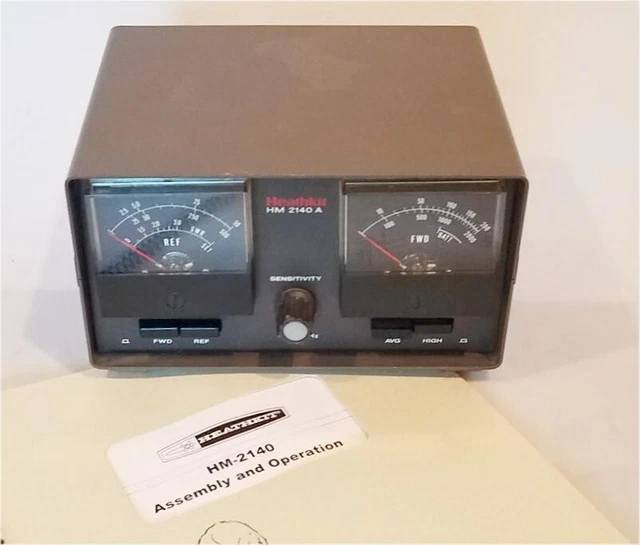 HEATHKIT DUAL METER VSWR and Power Meter Model HM-2140A £94.74 ...