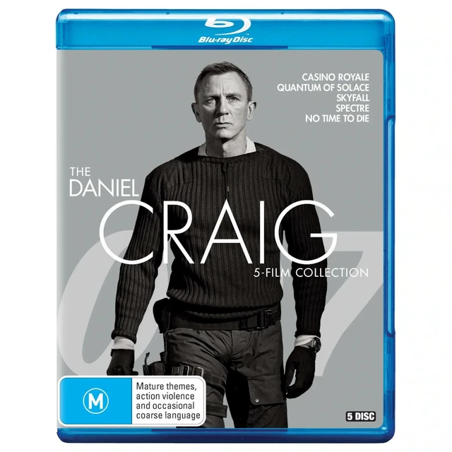 THE DANIEL CRAIG 5-Film Collection - English Version - New - (5 Blu-Ray ...
