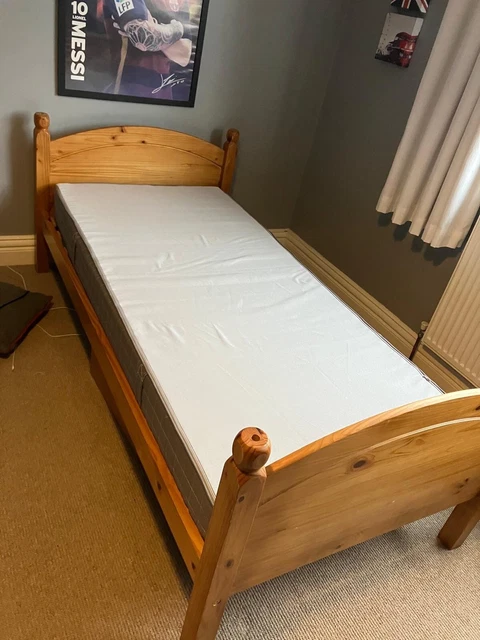 2 X SINGLE pine Beds ( Bunk Bed) £42.30 - PicClick UK