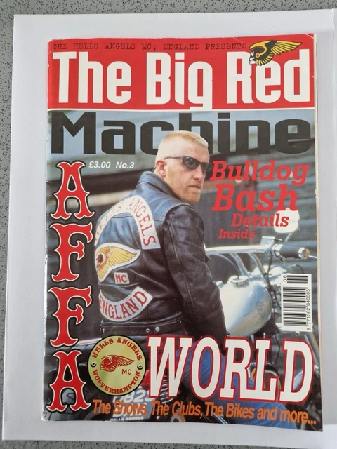 THE BIG RED Machine Hells Angels No3 Show Book Including Poster 1996 £ ...