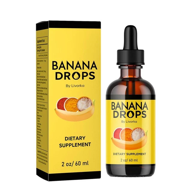 60ML BANANA DROPS Supplement Extract Liquid - Burn Drops for Men ...