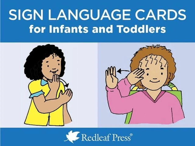 SIGN LANGUAGE CARDS for Infants and Toddlers by Redleaf Press (English ...