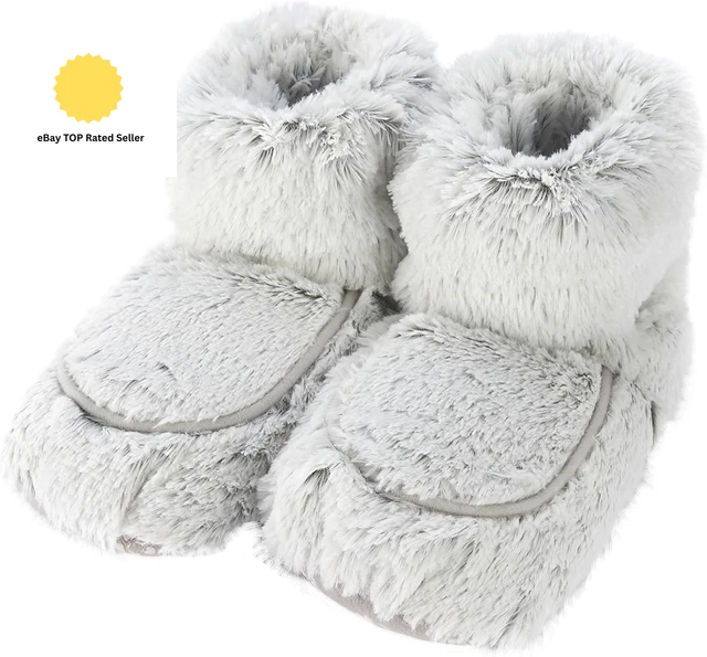MICROWAVABLE BOOTS, HEATABLE Ladies Slipper Boots with French Dried ...