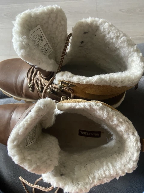 TIMBERLAND MEN'S DARK Tan Wheat Brown Nubuck Leather Boots UK Size 8 ...