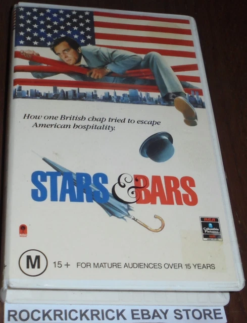 STARS & BARS Vhs Daniel Day Lewis, Joan Cusack 1988 Fatbox (Ex-Rental ...
