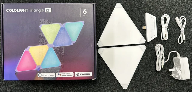 COLOLIGHT LED TRIANGLE Lights Colour Changing Led RGB Lamp for Wall ...