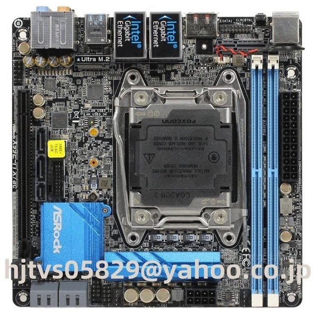 MSI X99E-ITX/AC MOTHERBOARD Intel X99 Lga 2011-V3 2 Ddr4 Dimm Mini-Itx ...