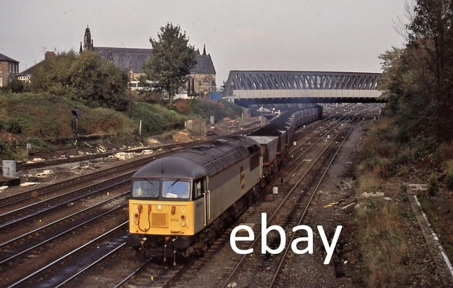 ORIGINAL 35MM RAILWAY SLIDE BR DIESEL 56073 AT YORK HOLGATE ON 14/10/88 ...