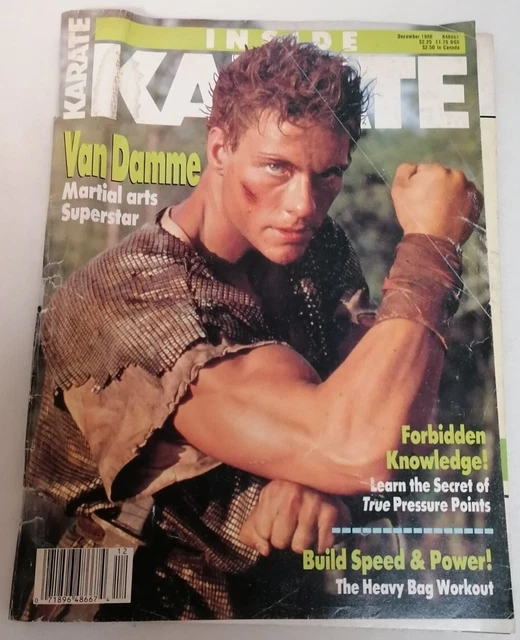 MAGAZINE - INSIDE Karate Dec 1988 Van Damme Cover Gary Alexander ...