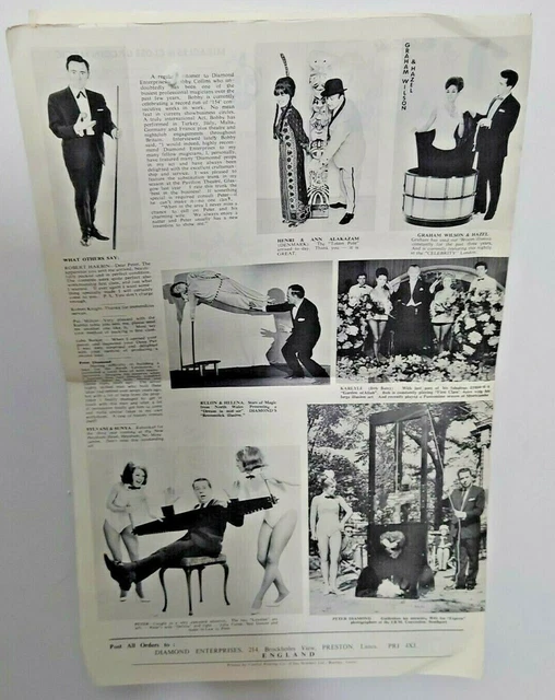 MAGIC NEWS ISSUE No 1 Magicians Peter Diamond 1970s £10.81 - PicClick UK