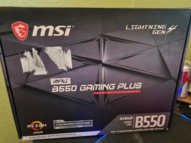 MSI MPG B550 GAMING PLUS, AM4, AMD (7C56-003R) Motherboard £38.27 ...