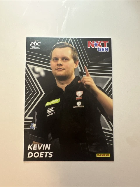 PANINI PDC 2025 World Championship Darts Kevin Doets Next Generation ...