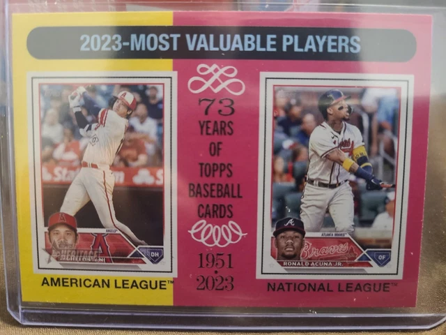 2024 TOPPS HERITAGE '23 - MVP Shohei Ohtani & Ronald Acuna Jr. EUR 0,92 - PicClick IT