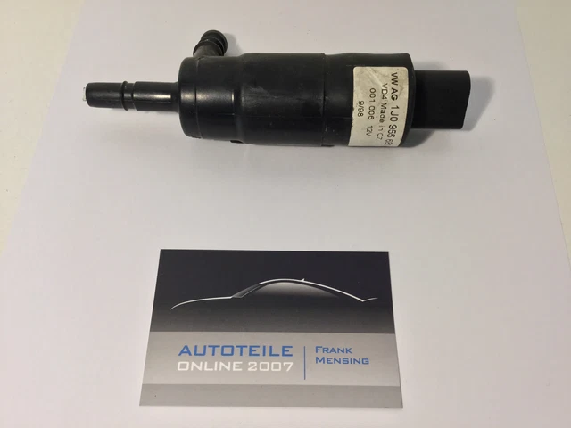 VW GOLF 4 Wischwasserpumpe Waschwasserpumpe mit kleinem Riss 1J0955681 ...