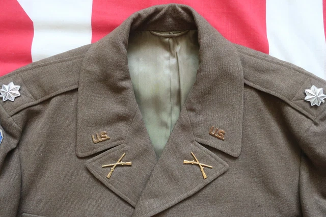 WW2 US ARMY Officer Lieutenant Colonel Ike Jacket / Tunic Dated 1944 ...