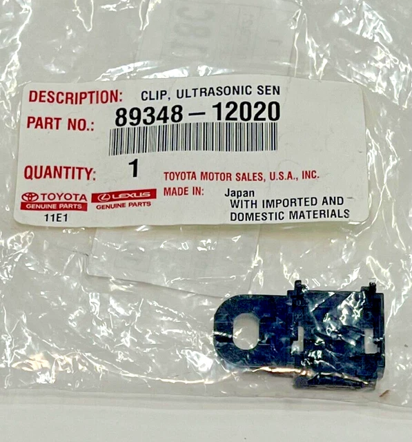GENUINE TOYOTA (2018-2022) Front /Rear Bumper Sensor No-1 Retainer ...