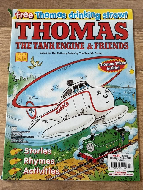 VINTAGE THOMAS THE Tank Engine & Friends Magazine No 317 24 Nov 1999 ...