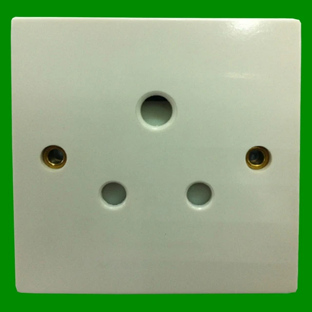 1 GANG 15A non Commuté Secteur Rond 3 Broche Prise Murale 15 Amp Type M ...