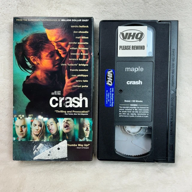 CRASH VHS 2004 Don Cheadle Sandra Bullock Drama $8.00 - PicClick CA