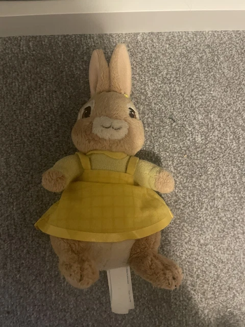 CBEEBIES PETER RABBIT Cottontail Plush Soft Toy Yellow Dress Vivid 2014 ...
