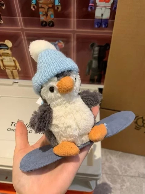 OFFICIAL JELLYCAT AMUSEABLE Snowboard Penguin - Plush Toy with Dust Bag ...