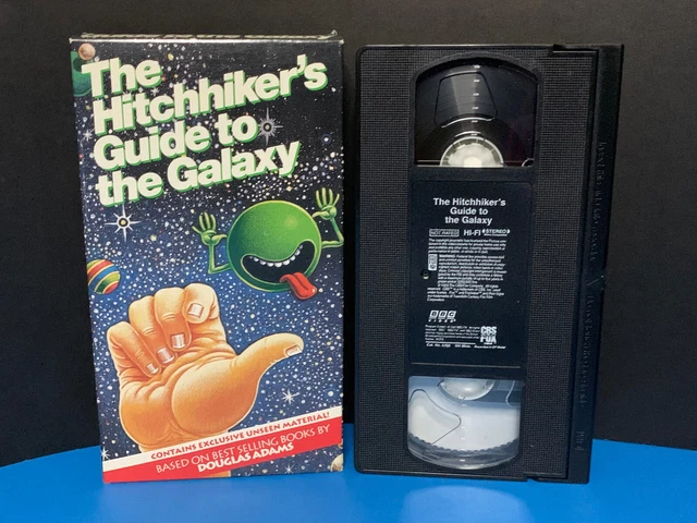 VHS THE HITCHHIKERS Guide to the Galaxy (CBS FOX, 1993) Sci-Fi Cult ...