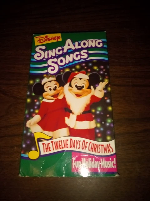 DISNEYS SING ALONG Songs - The Twelve Days of Christmas (VHS, 1997) EUR ...
