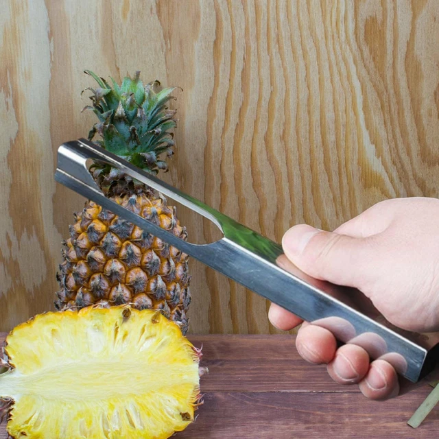 PINEAPPLE EYE PEELER Remover Fruit Pineapple Eye Removal Tool Compact ...