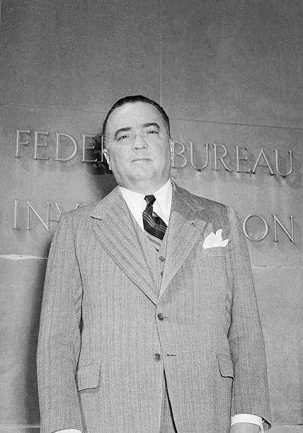 F B I Director J Edgar Hoover Outside Fbi Building Us 1950 Old Photo $8 ...