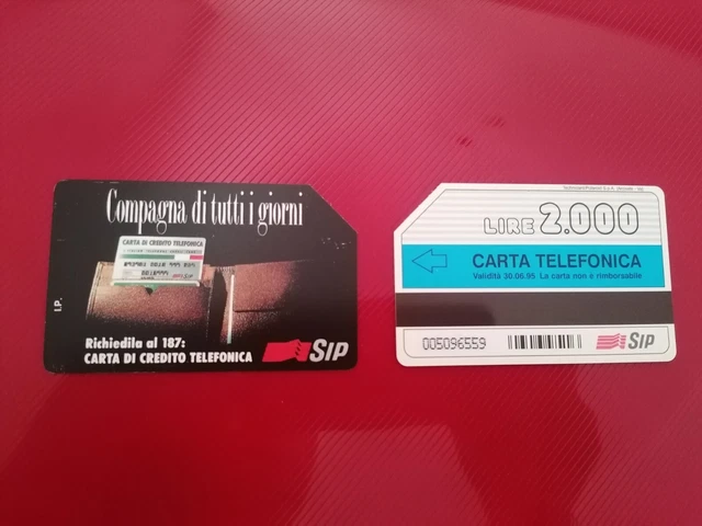 CARTA TELEFONICA URMET - SIP 2000 Lire "Compagna di tutti i giorni" 30. ...