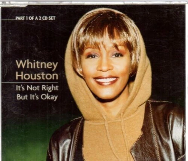 WHITNEY HOUSTON - It's Not Right But It's Okay CD Whitney Houston (1998 ...