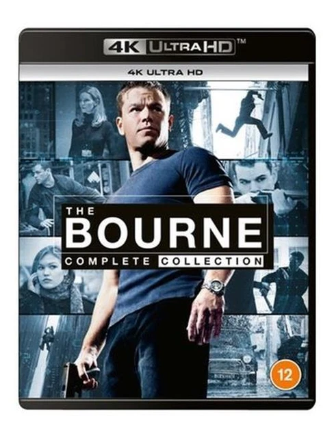 The Bourne Complete Collection 4k Uhd Blu Ray 6 Discs Movie Film £89 99