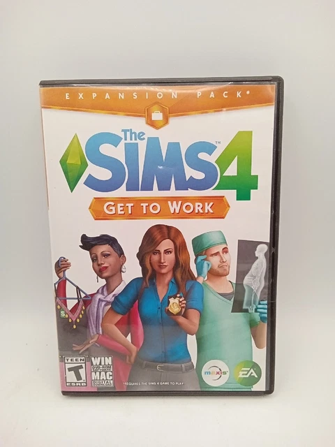 THE SIMS 4 GET TO WORK PC DVD-ROM Game Expansion Pack 2015 Usato EUR 11 ...